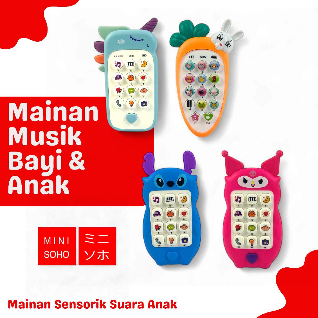 Jual Mainan Bayi HP Baby Music Phone Puzzle Mobile Ponsel Musik Edukasi ...
