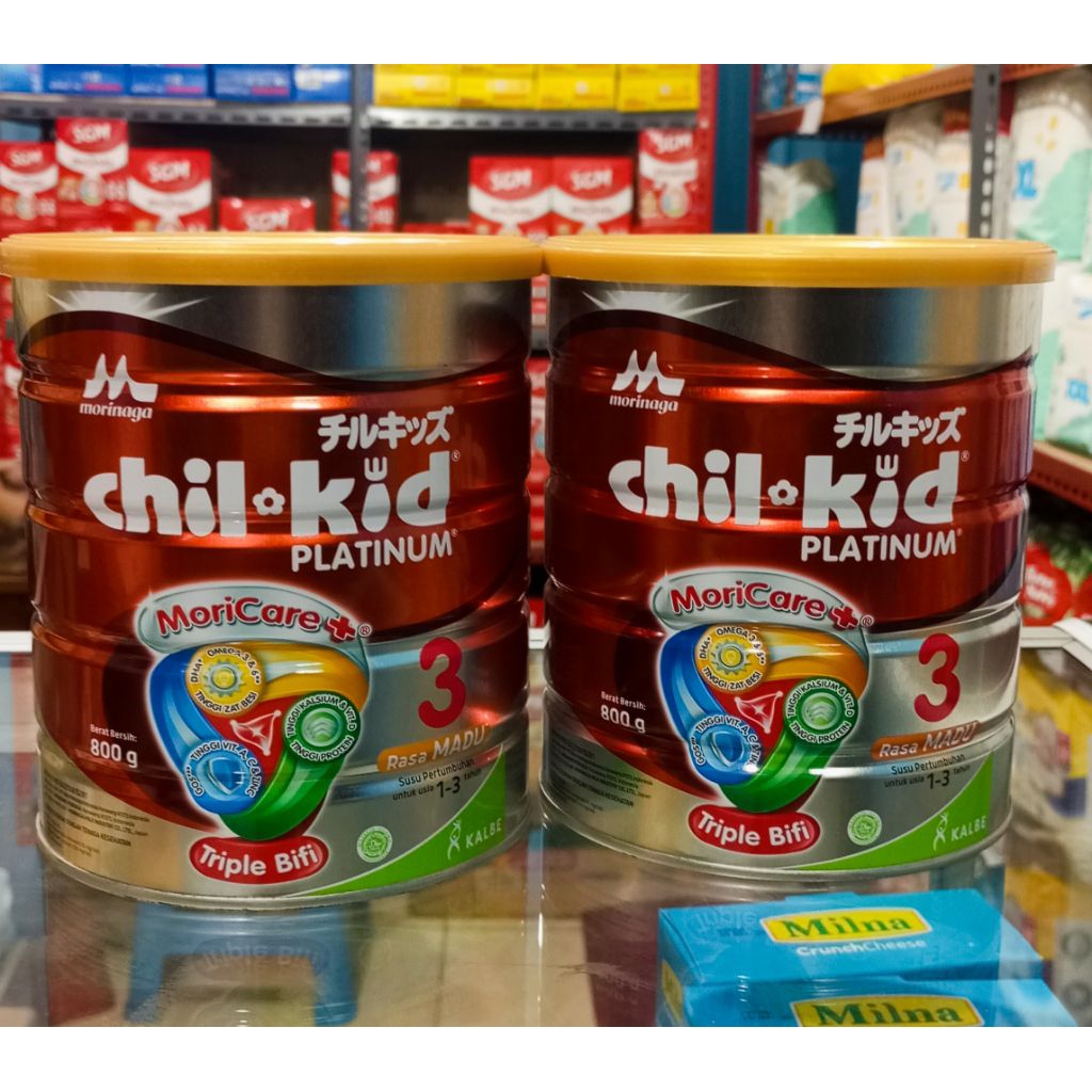 Jual Morinaga Chil-Kid Platinum tahap 3 usia 1-3 tahun rasa Vanila ...
