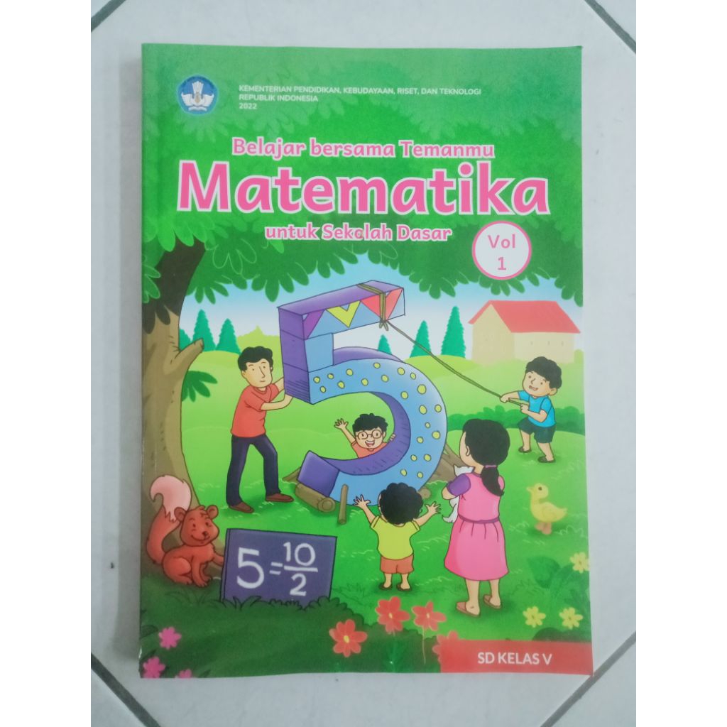 Jual Buku Matematika Kelas 5 Volume 1 Kurikulum Merdeka | Shopee Indonesia