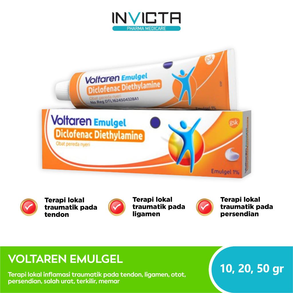 Jual Voltaren Gel Emulgel (Pereda Nyeri Sendi/Rematik/Osteoarthritis ...