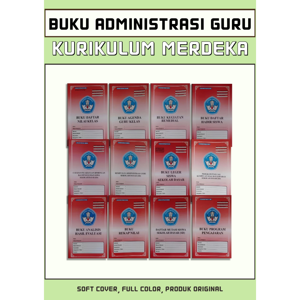 Jual Buku Administrasi Guru, Guru Bidang dan Kepala Sekolah SD | Shopee ...