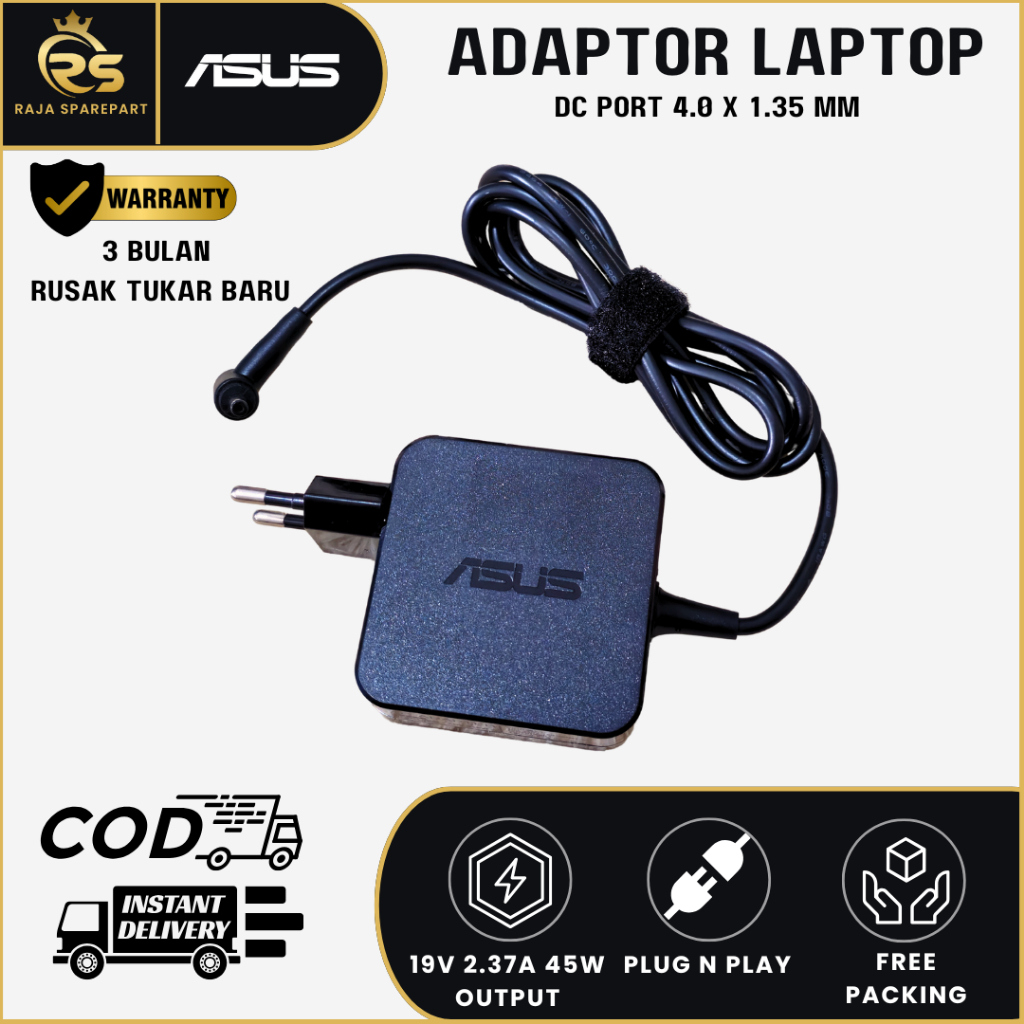 Jual Charger Laptop Asus X441U X441M X441B X441N X441S X411U | Shopee ...