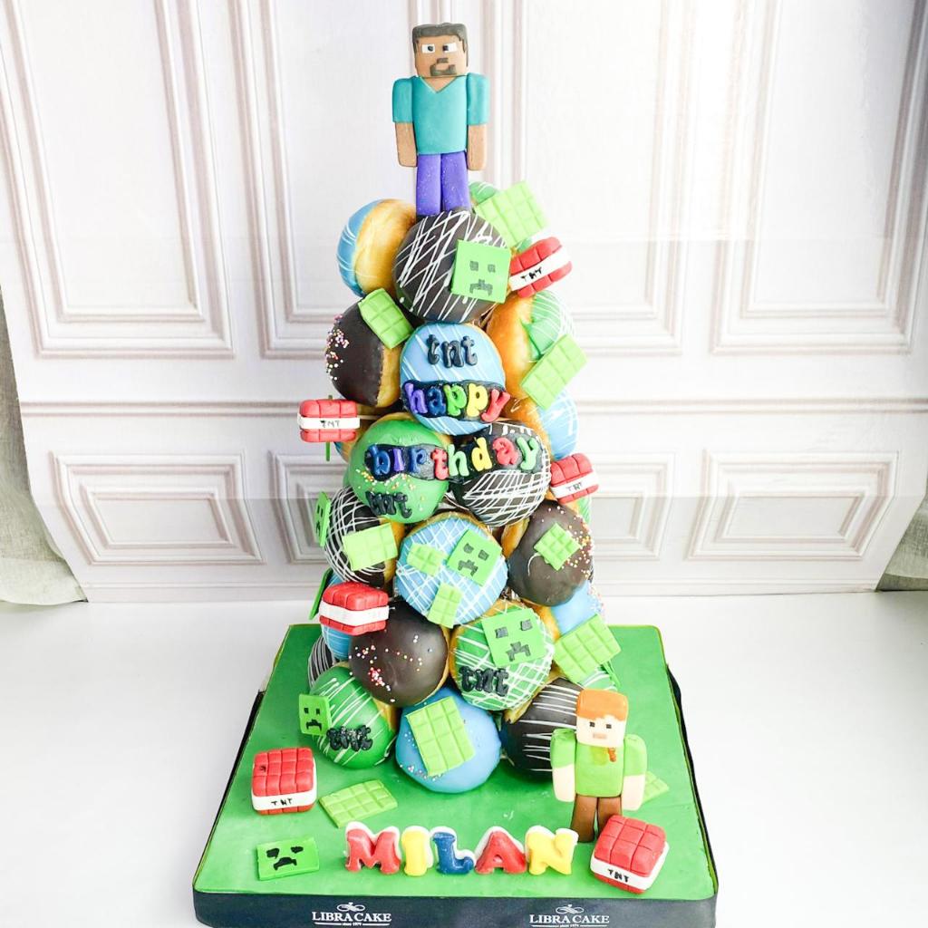 Jual Donat/donat Tower Minecraft/Donat Birthday/Donat Ultah jakarta ...