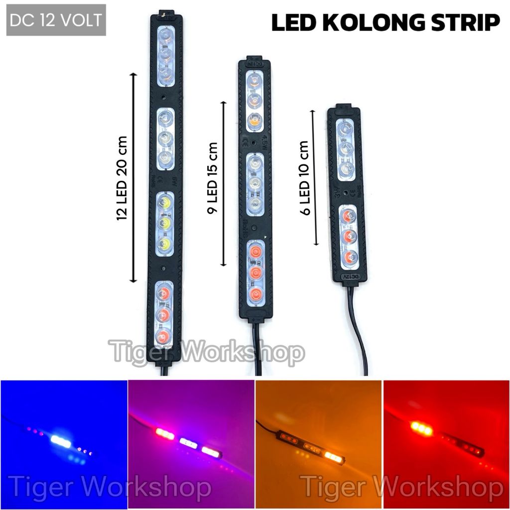 Jual Lampu LED Kolong Plasma Flash Strobo 6 Mata 9 Mata 12 Mata Nyala ...