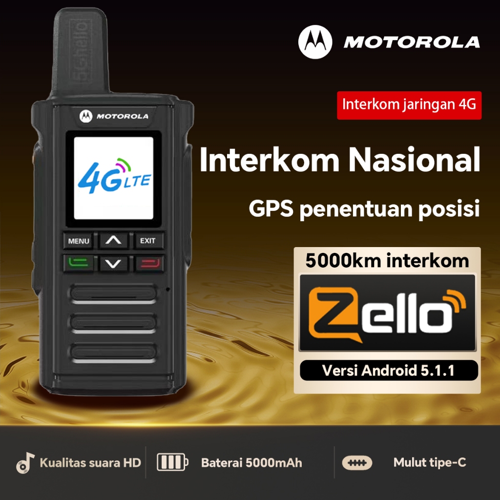 Jual HT POC Handy Talkie Zello Motorola Interkom T99 Nasonal GPS ...