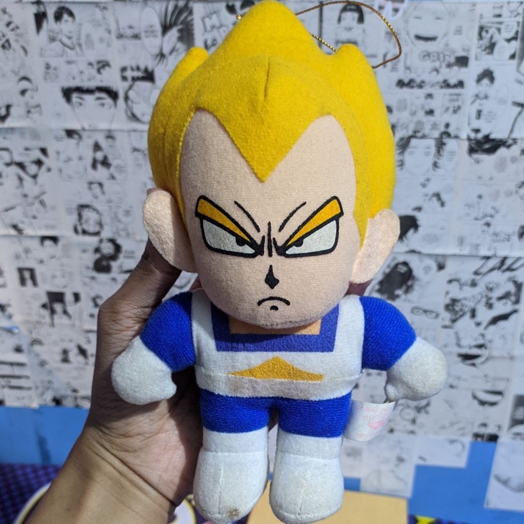 Jual Dragon Ball Z Super Saiyan Vegeta Plush Rare Vintage Banpresto ...