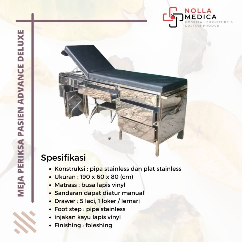Jual Bed Periksa Pasien Advance Deluxe | Meja Periksa Pasien Advance ...