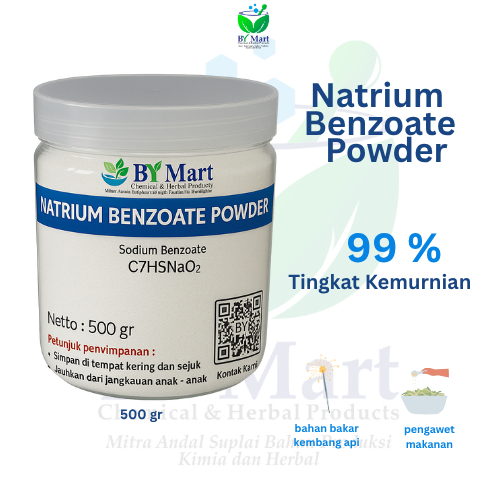 Jual BY KIMIA & HERBAL - Sodium Benzoate / Natrium Benzoat Powder ...