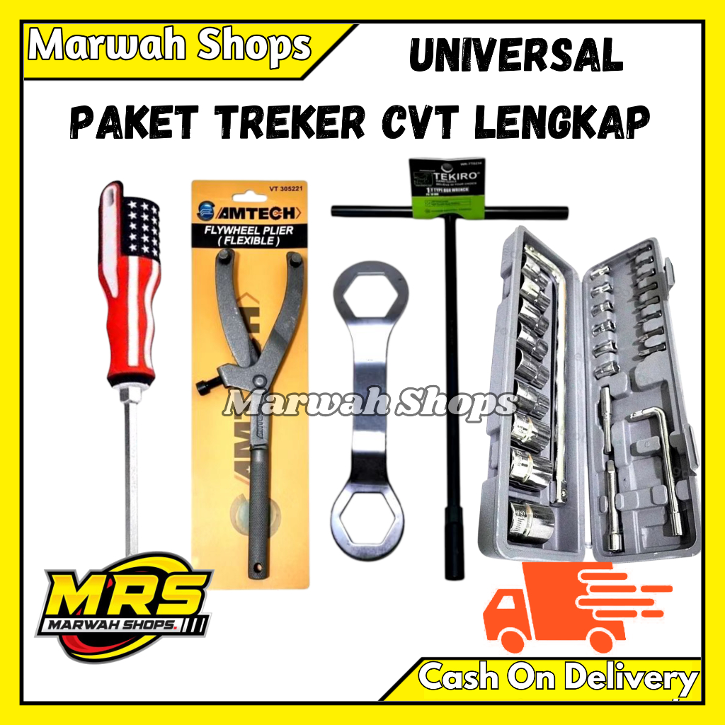Jual PAKET Tracker CVT UNIVERSAL + Kunci 39-41 + Kunci Sok Set 10 Pcs 8-24 mm + Kunci T 8mm ...