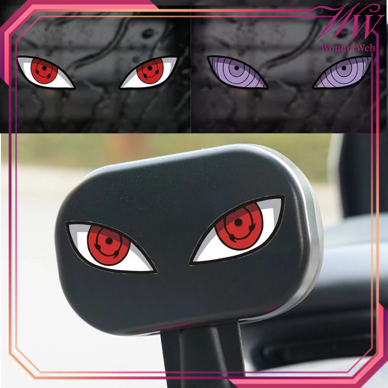 Jual 2 Pasang Sticker Mata Sharingan Motor Dekorasi Stiker Mata Elang ...