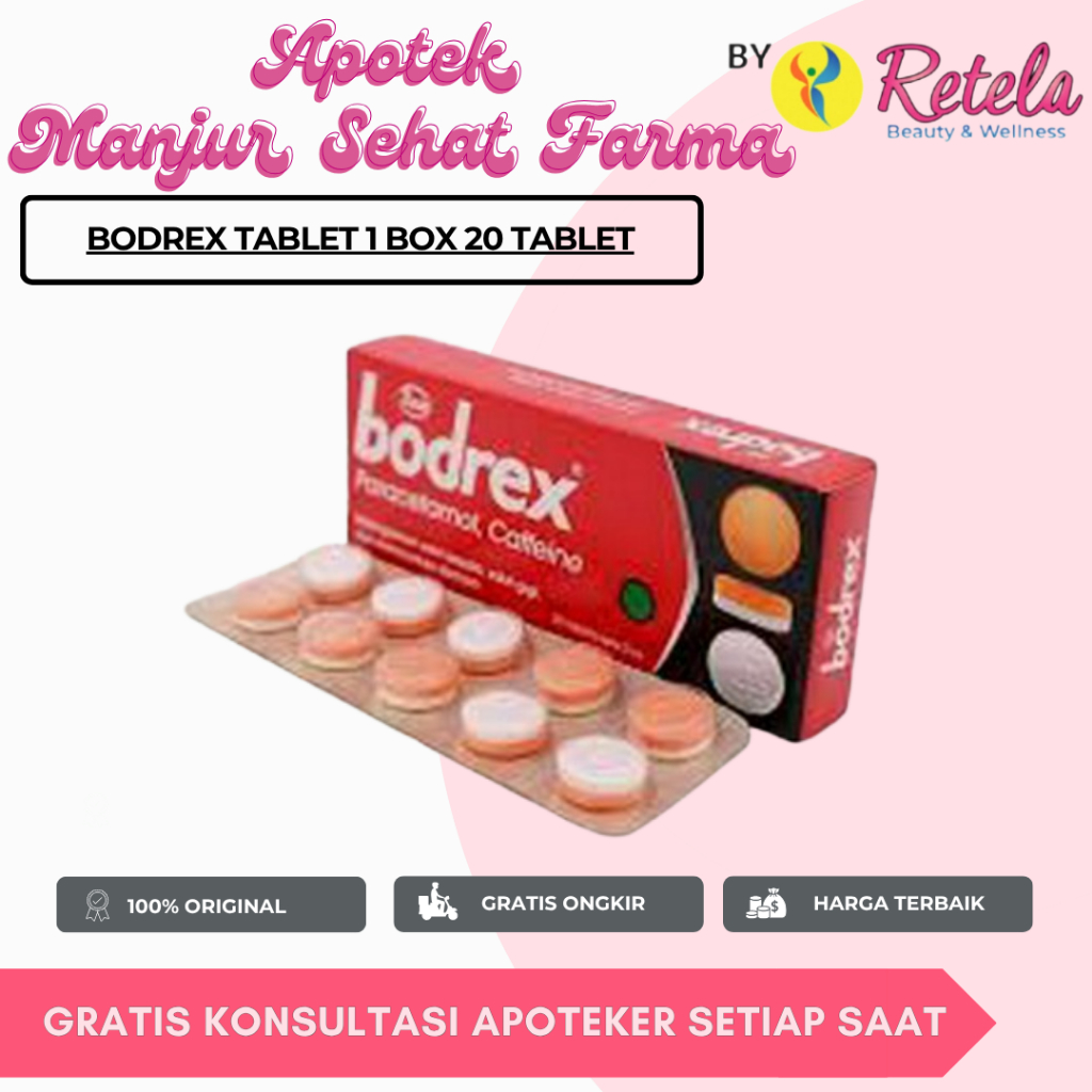 Jual BODREX TABLET 1 BOX 20 TABLET | Shopee Indonesia