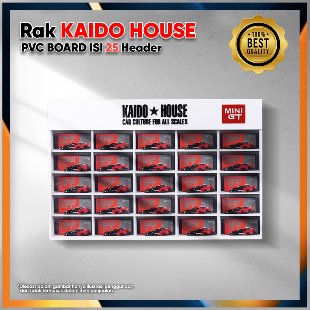 Jual Rak Mini GT Kaido House isi 25 Logo Bahan PVC | Shopee Indonesia
