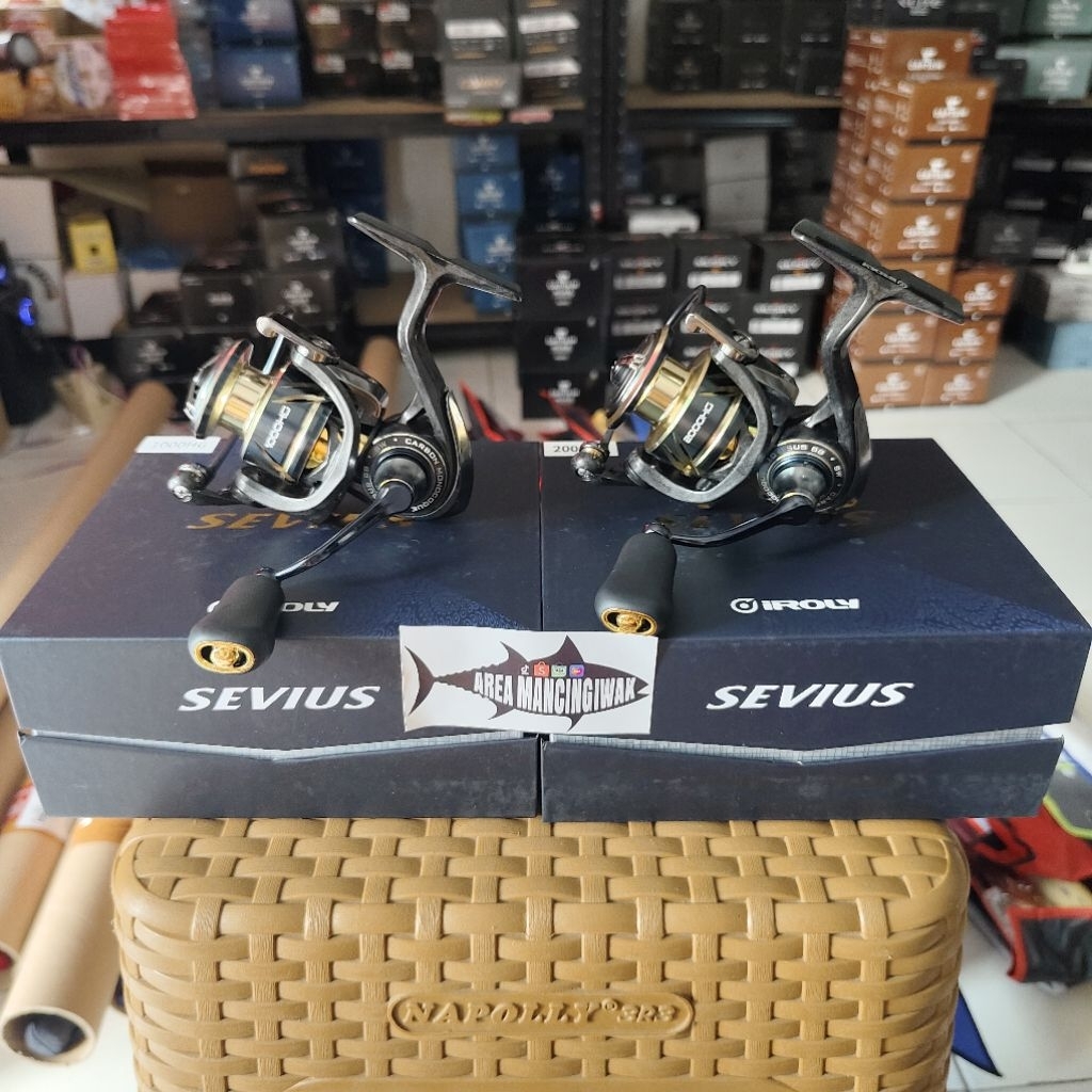 Jual Reel IROLY SEVIUS CARBON 1000S 2000S 1000HG 2000HG - Limited ...