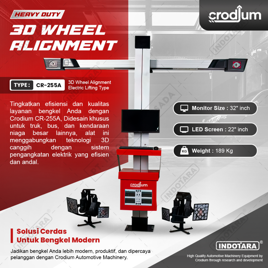 Jual Spooring Mobil / Wheel Alignment CR-255A CRODIUM | Shopee Indonesia