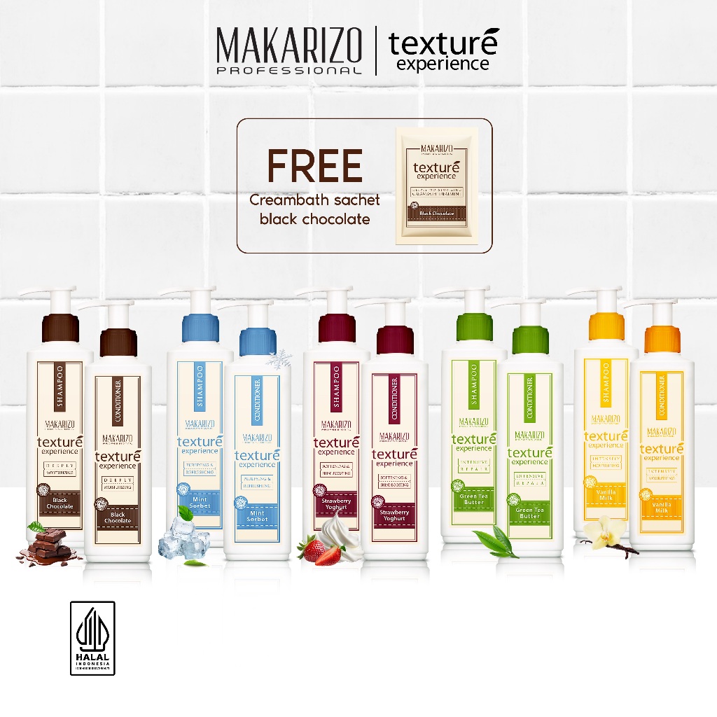 Jual [FREE CREAMBATH] Texture Experience Shampoo & Conditioner 250 mL ...