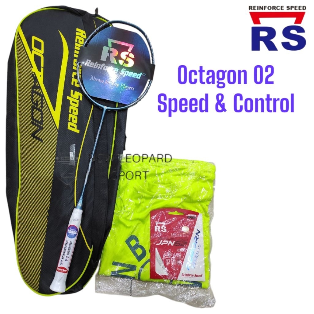 Jual Raket Badminton RS Octagon 02 Speed & Control / Raket Badminton RS ...