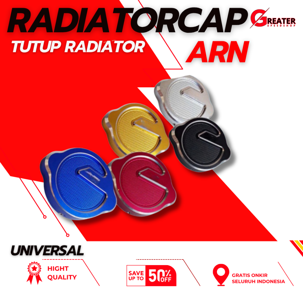 Jual Radiator Cap Two Tone Tutup Radiator universal Vario/NMAX /DLL ...