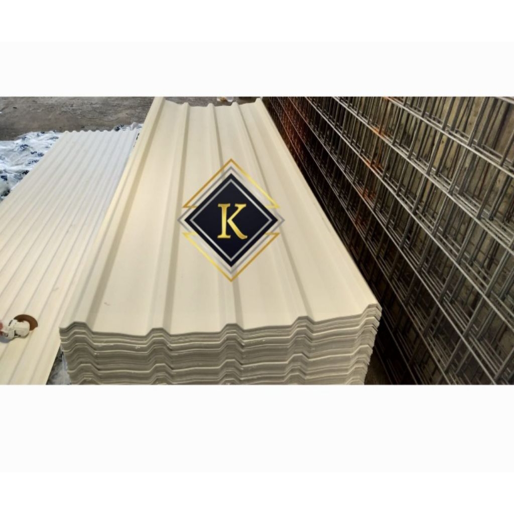 Jual ATAP UPVC ALDERON RS TRIMDECK TRIMDEK 760 76 CM SINGLE WALL PUTIH ...