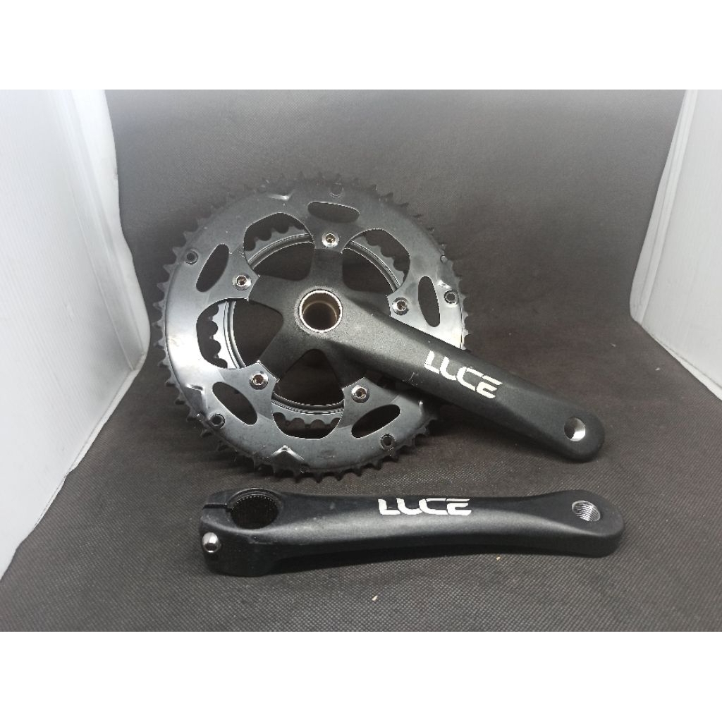 Jual Crankset Luce double 50/34 t arm alloy chainring steel 170mm bcd ...