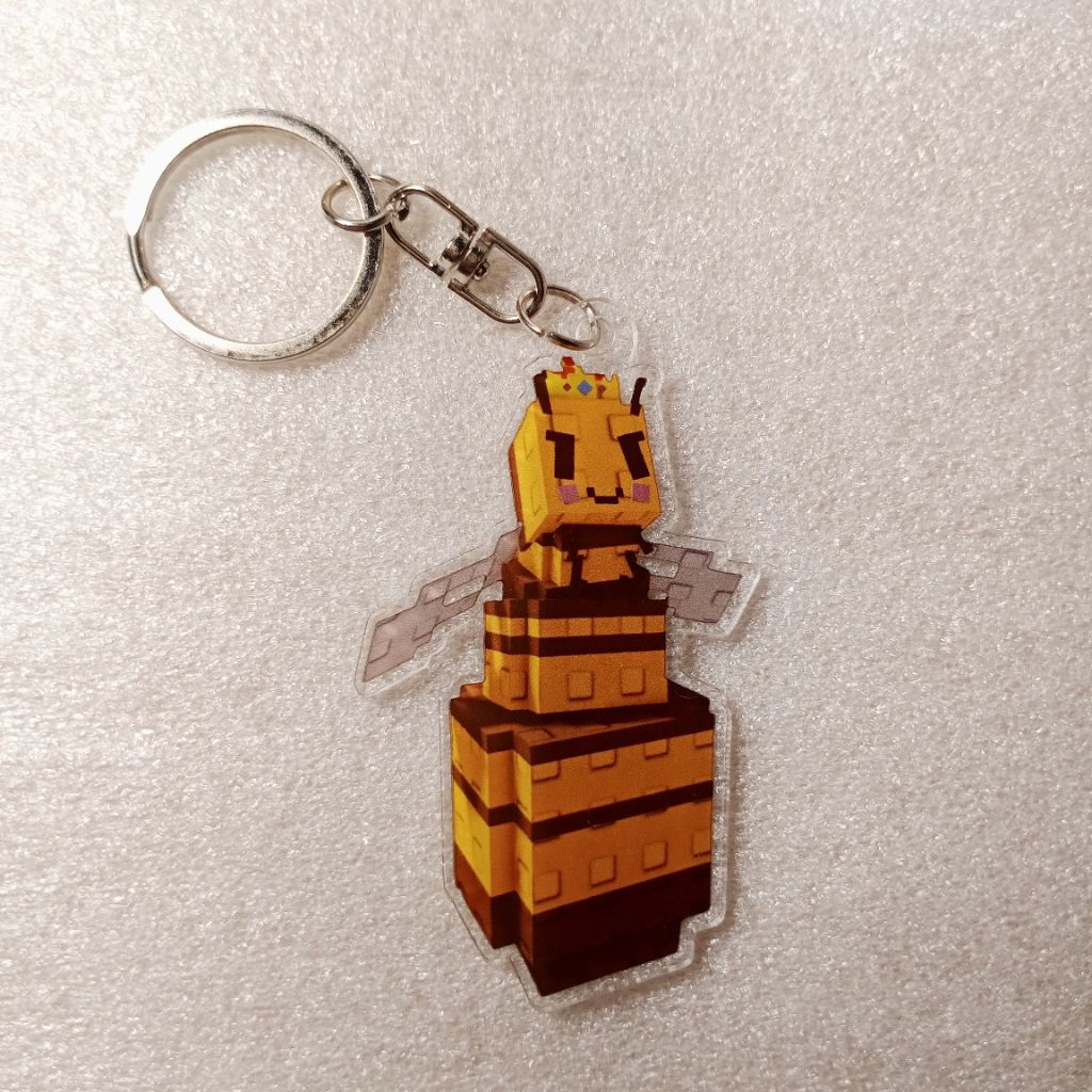 Jual ganci Grow A Garden QUEEN BEE Pets Roblox Divine Pets / keychain ...