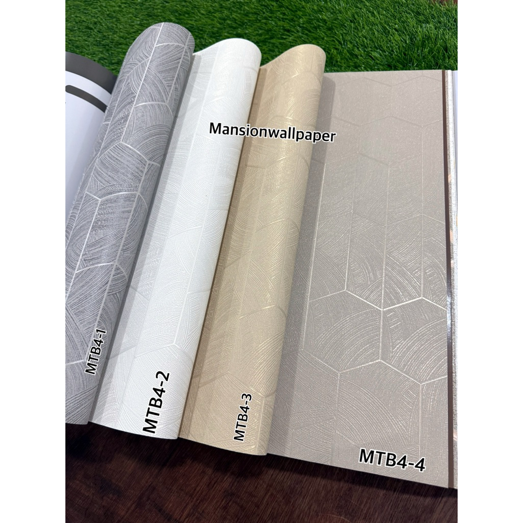 Jual Wallpaper Dinding Premium Geometri Siluet Prisma Heksagon Modern ...