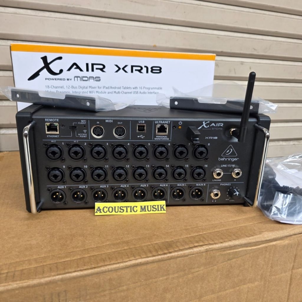 Jual BEHRINGER X AIR XR-18 DIGITAL MIXER FOR IPAD OR ANDROID X AIR XR18 | Shopee Indonesia
