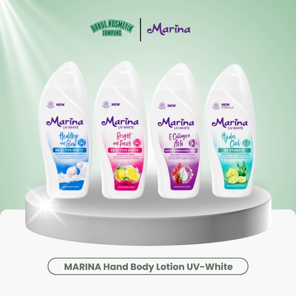 Jual MARINA Hand Body Lotion UV-White | Shopee Indonesia