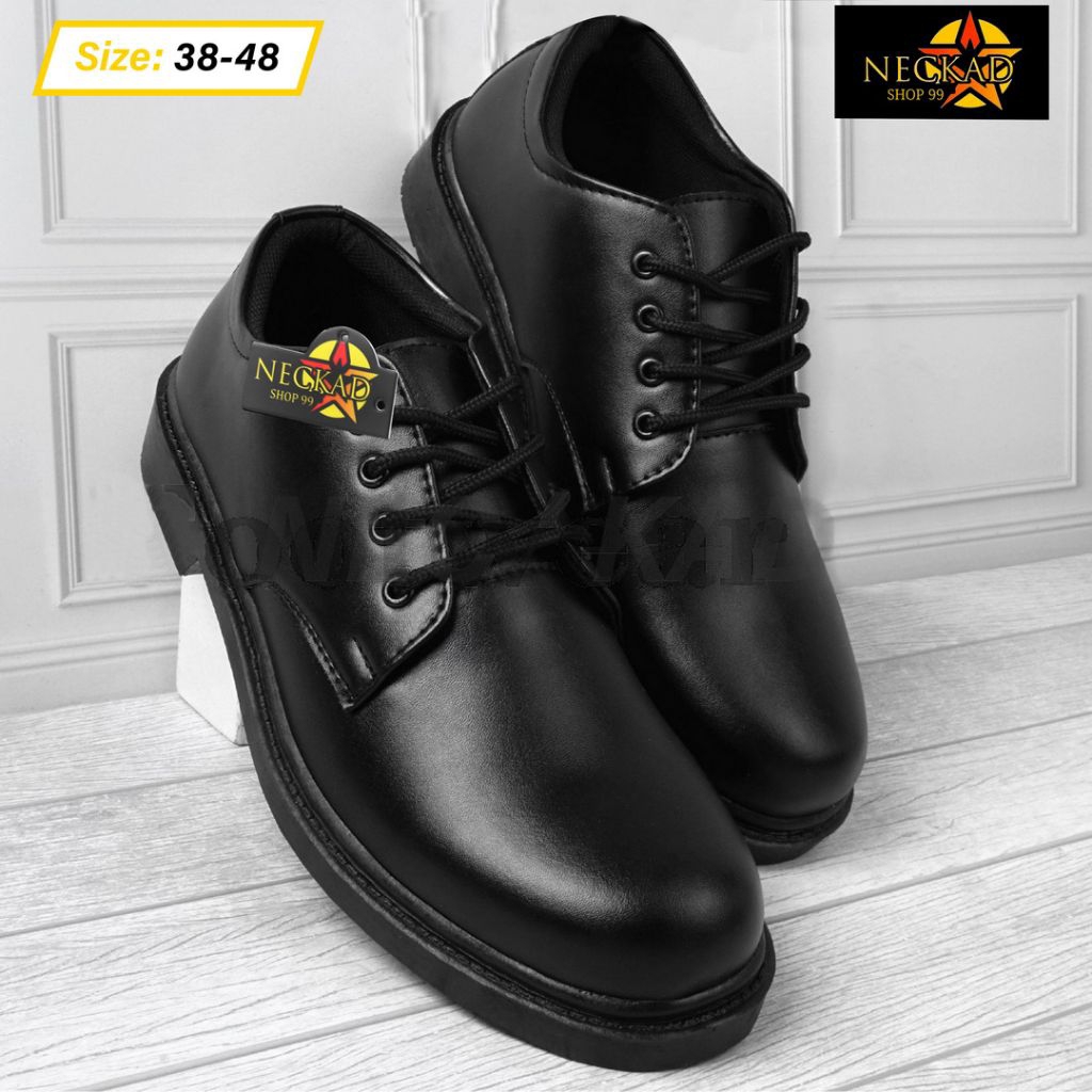 Jual Neckad Sepatu PDH Pendek Pantofel Kilap & Dop Security Sepatu PDH ...