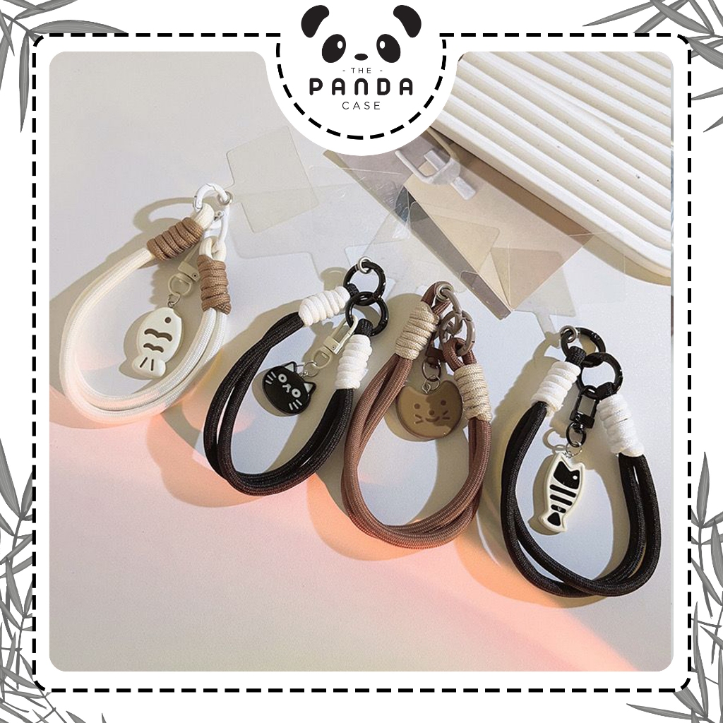 Jual [TPC] Phone Straps Gantungan Hp Set Fish Cat 3D Character liontin ...