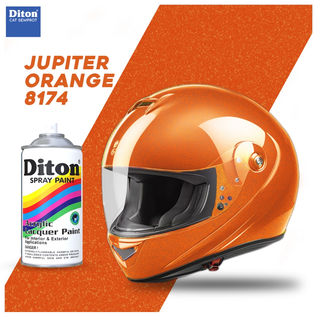 Jual Cat Semprot Diton -Jupiter Orange 8174 | Shopee Indonesia