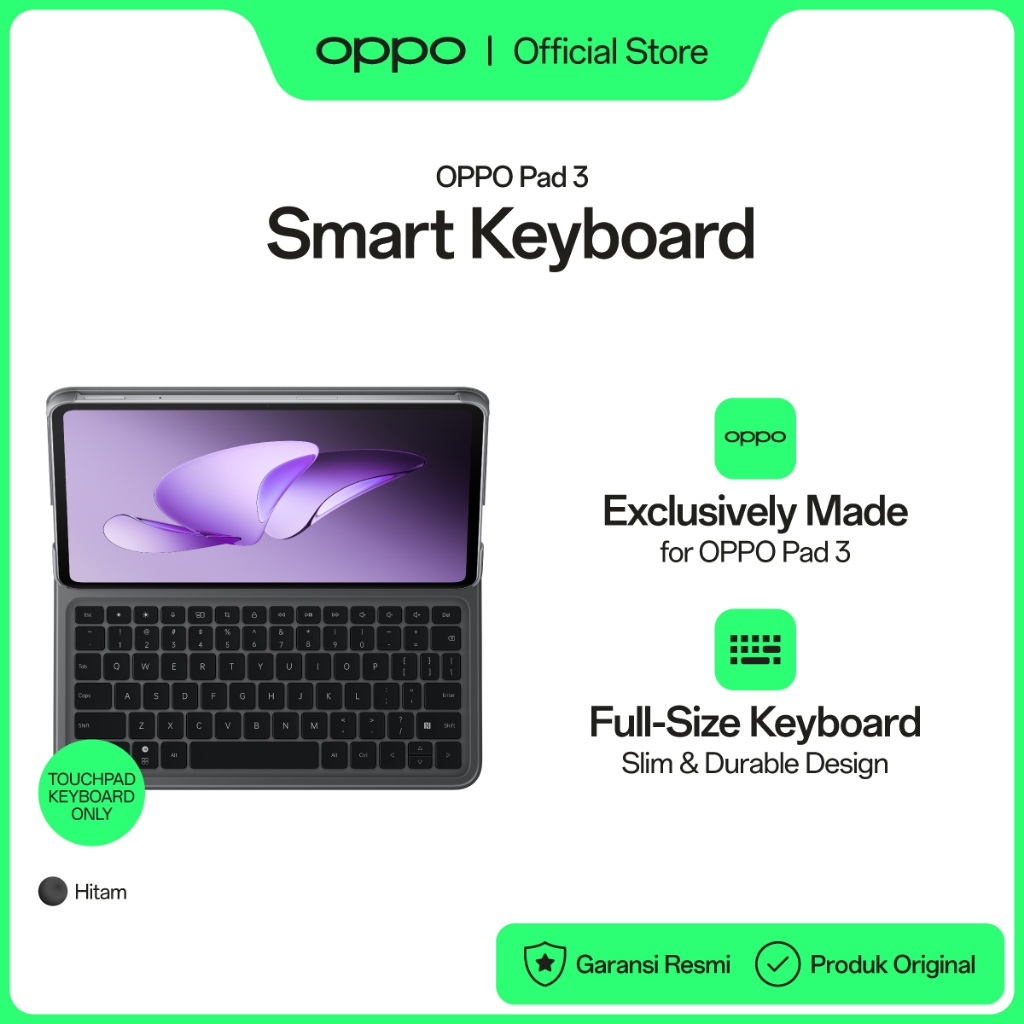 Jual OPPO Pad 3 Smart Keyboard OPK2403 [Slim & Durable Design ...