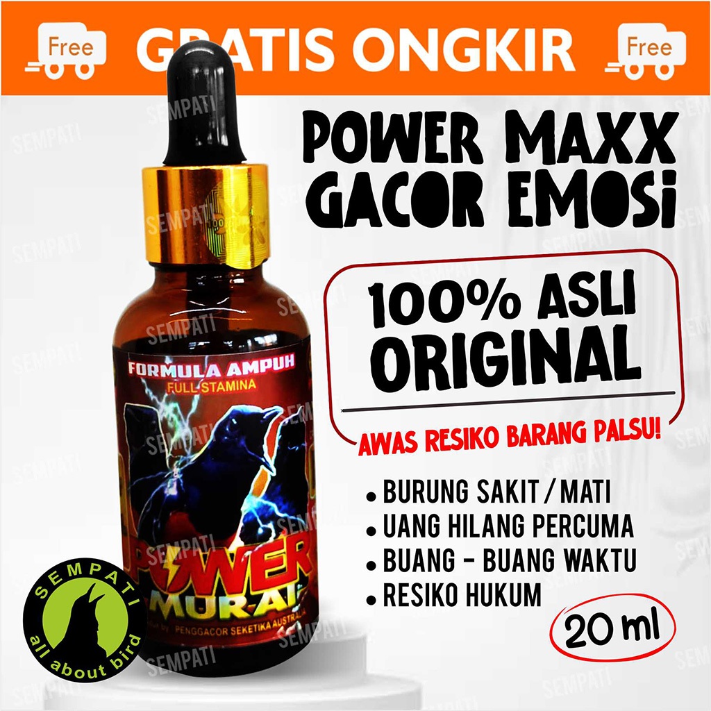 Jual SEMPATI Power Murai Bmw Vitamin Obat Gacor Penggacor Burung Murai ...