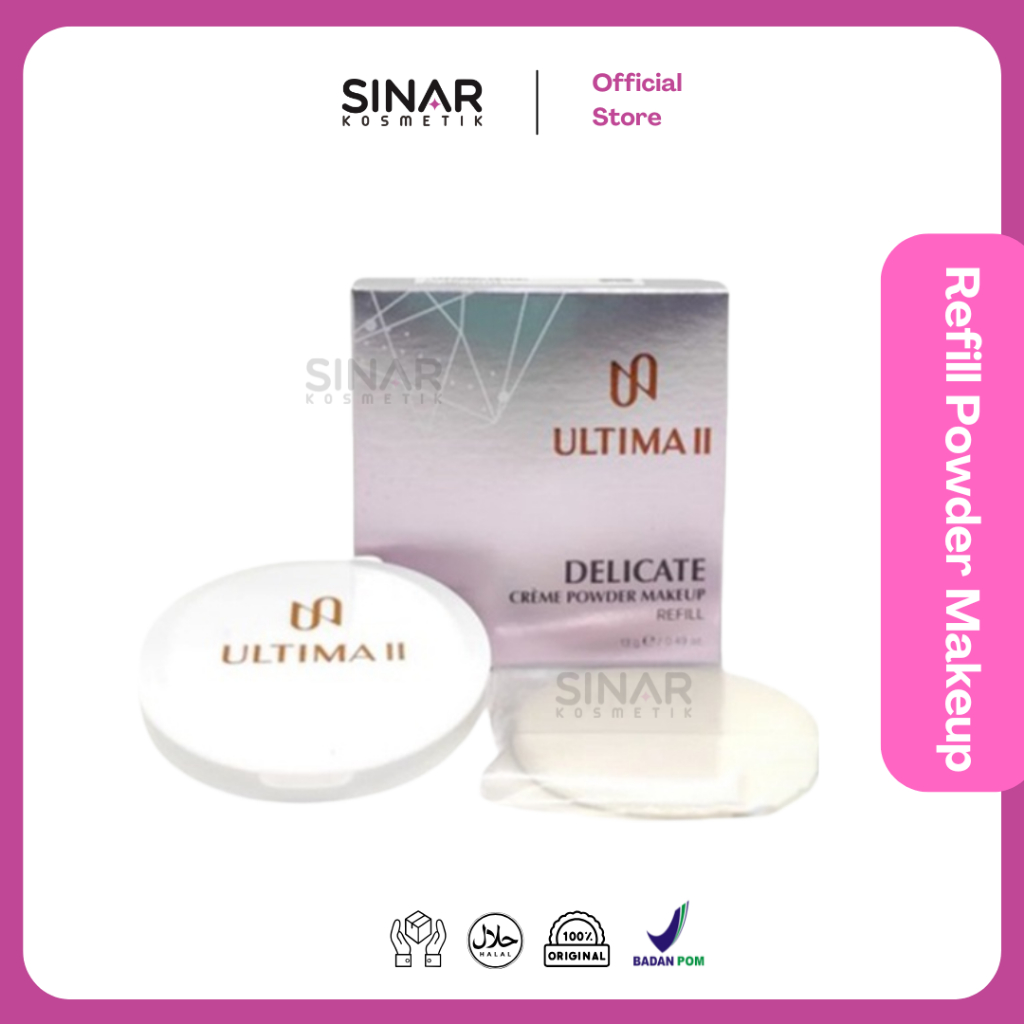 Jual Ultima II Delicate Creme Powder Make Up Refill | Shopee Indonesia