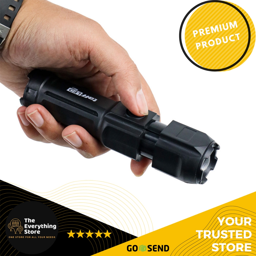 Jual Senter LED Mini Rechargeable Lampu Saku USB Cas 600mAh ...