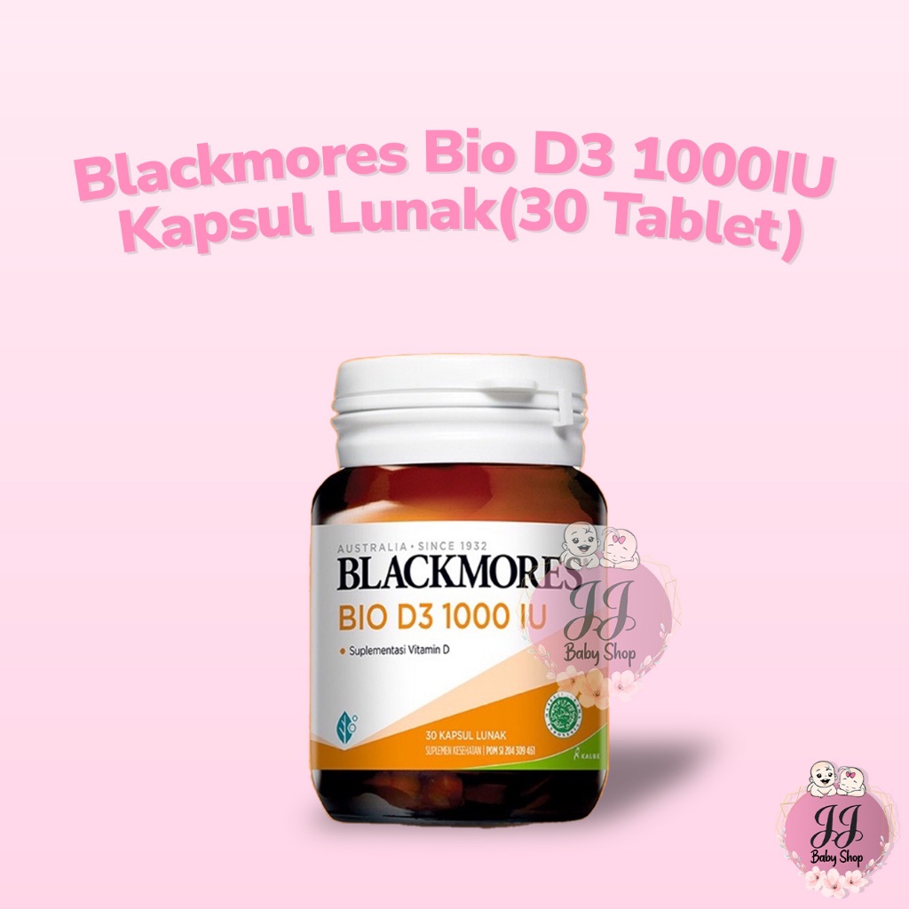 Jual Blackmores Bio D3 1000IU Kapsul Lunak(30 Tablet) | Shopee Indonesia