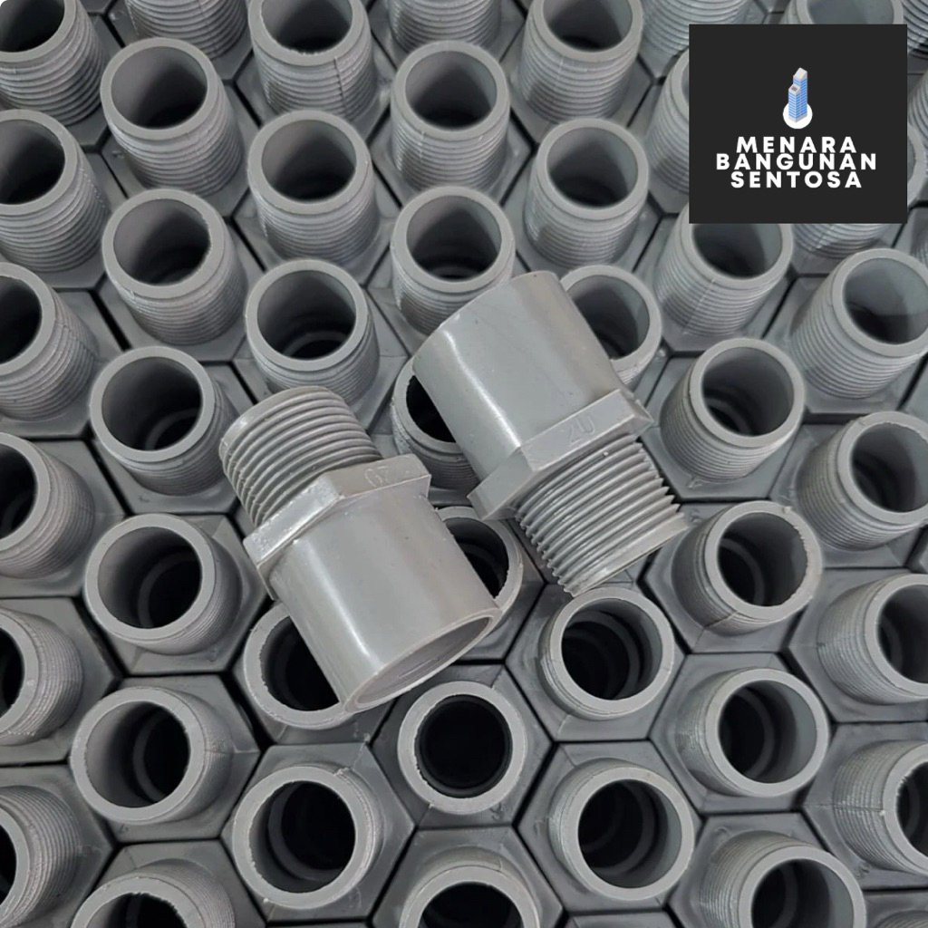 Jual Valve Socket PVC Langgeng TS 3/4" Inch - Fitting Pipa SDL Sok Drat ...