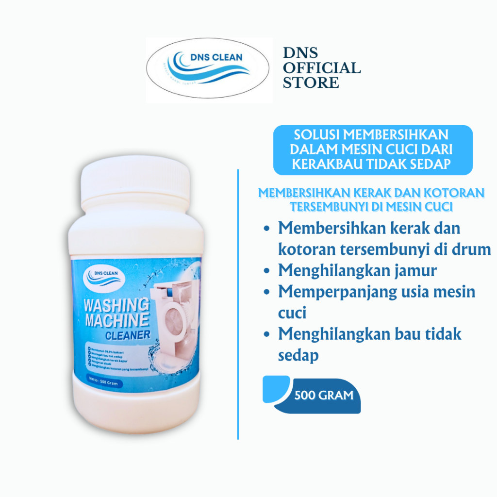 Jual DNS Pembersih Mesin Cuci Semua Tipe Washing Machine Cleaner 500gr | Shopee Indonesia