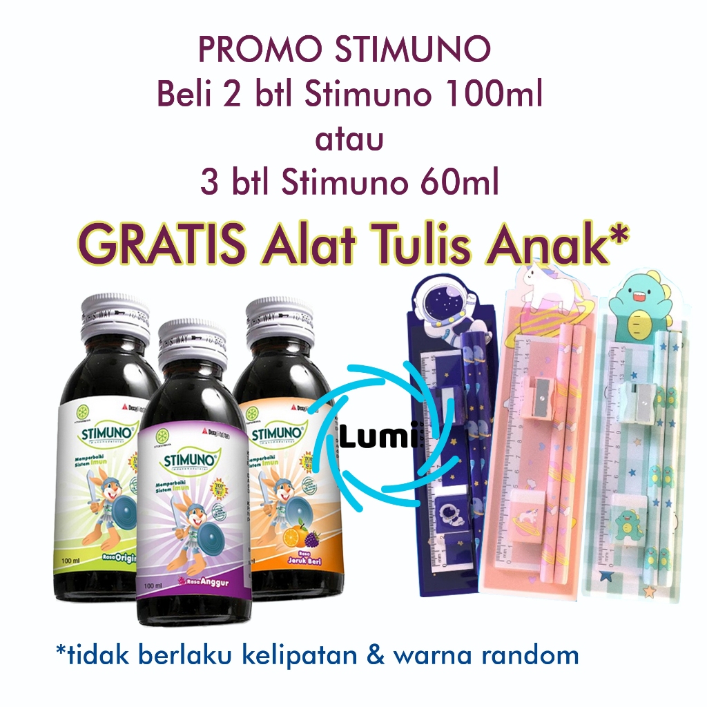 Jual STIMUNO SIRUP MULTIVITAMIN ANAK ORIGINAL JERUK ANGGUR 60ML 100ML HERBAL UNTUK IMUN TUBUH ...