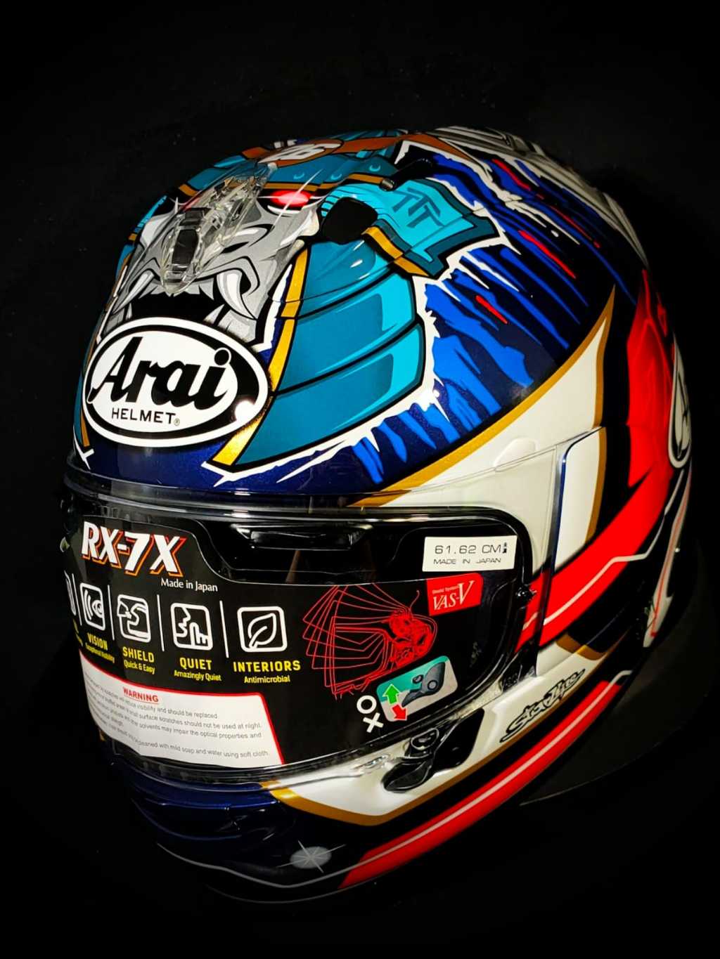 Jual Helm Arai RX7X Pedrosa Shogun Snell 2025D 100% Original Japan ...