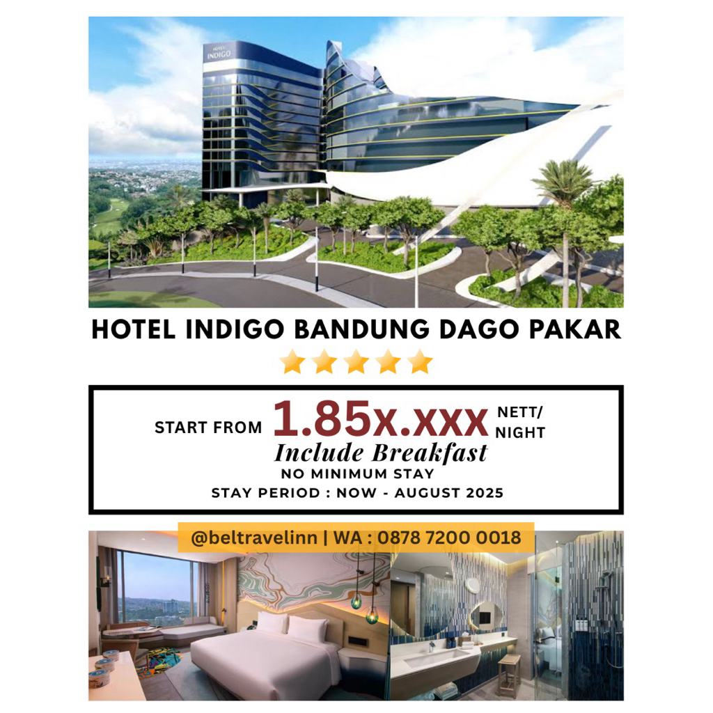 Jual Voucher Hotel Indigo Bandung Dago Pakar | Shopee Indonesia