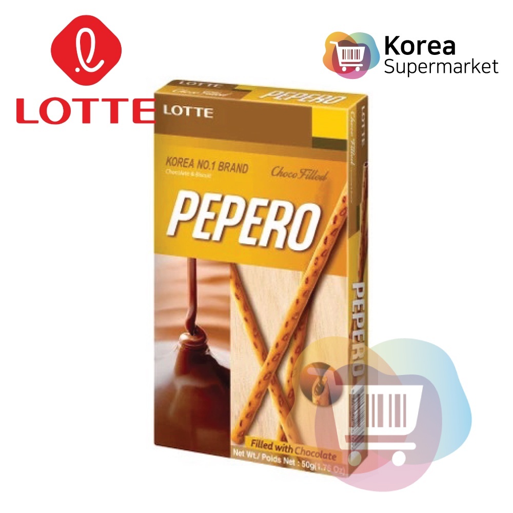 Jual (PROMO) Lotte Pepero Nude Choco Filled 50 gr | Shopee Indonesia