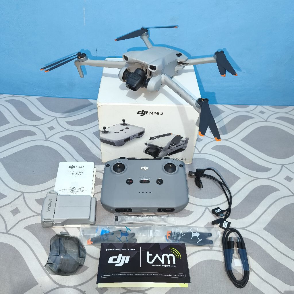 Jual Drone Dji Mini 3 Basic Rcn1 Fullset Second | Shopee Indonesia