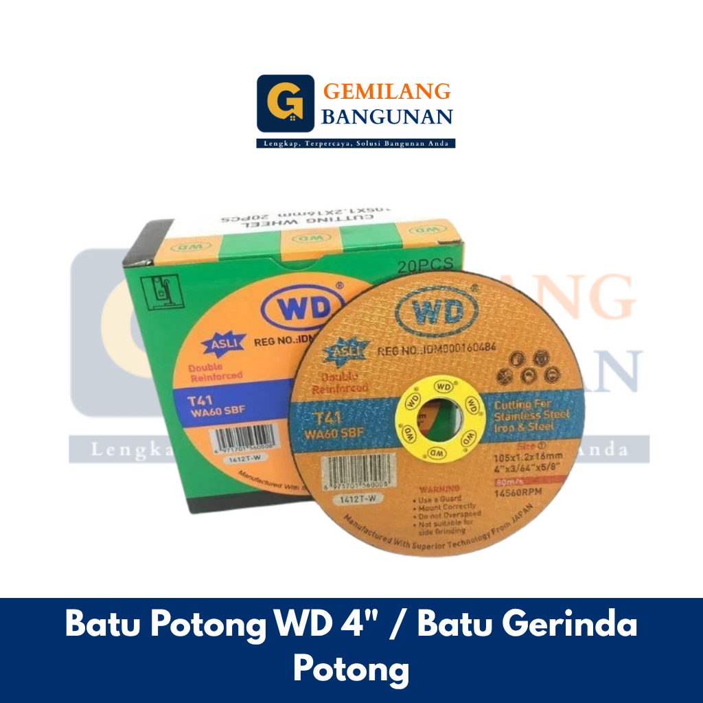 Jual Batu Potong WD 4" / Batu Gerinda Potong / Batu Potong Mata Gerinda ...