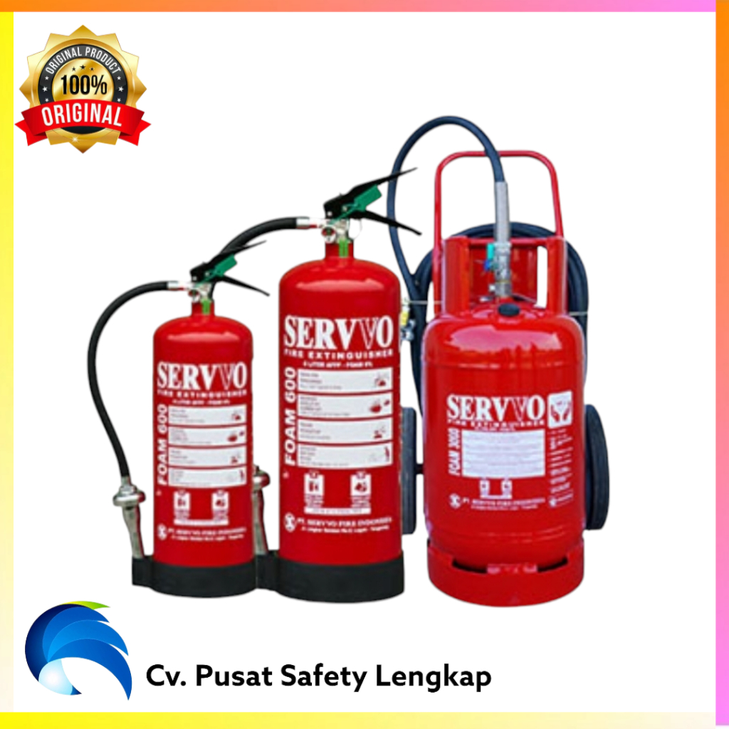 Jual APAR SERVVO 6 Kg P600 ABC Powder Tabung Alat Pemadam BERSERTIFIKAT SNI | Shopee Indonesia