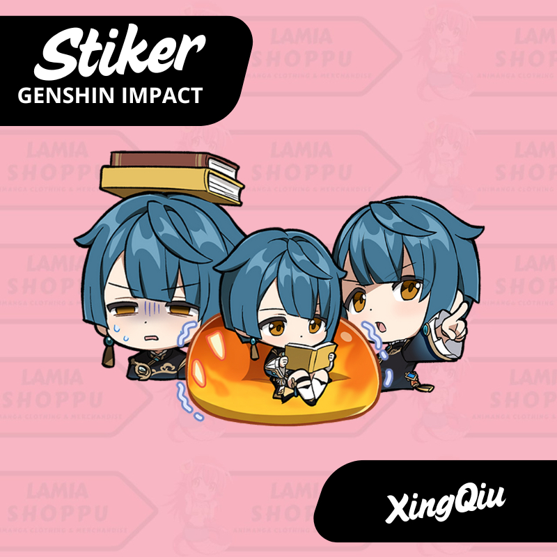 Jual Sticker Genshin Impact Xingqiu | Stiker Xing Qiu Genshin | Sticker ...