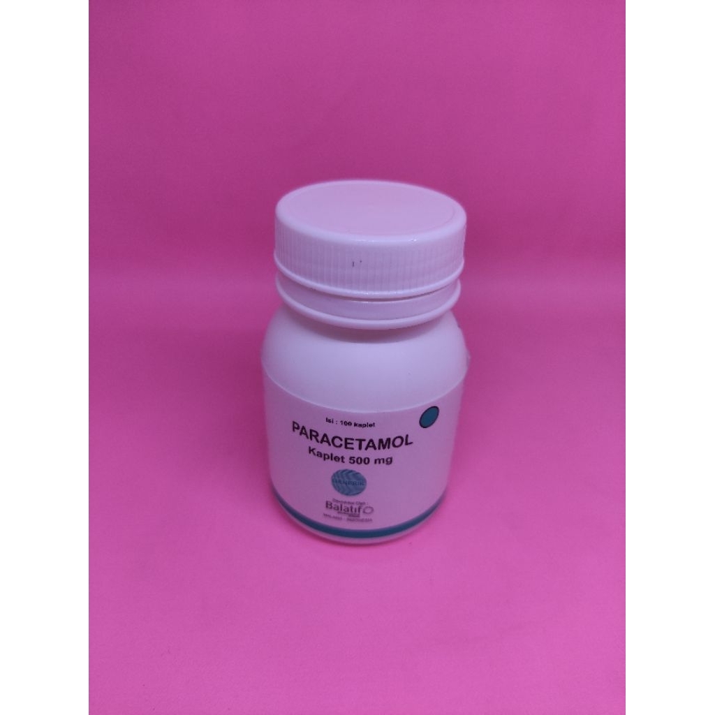 Jual Paracetamol kap 500mg Balatif botol isi 100 kaplet | Shopee Indonesia