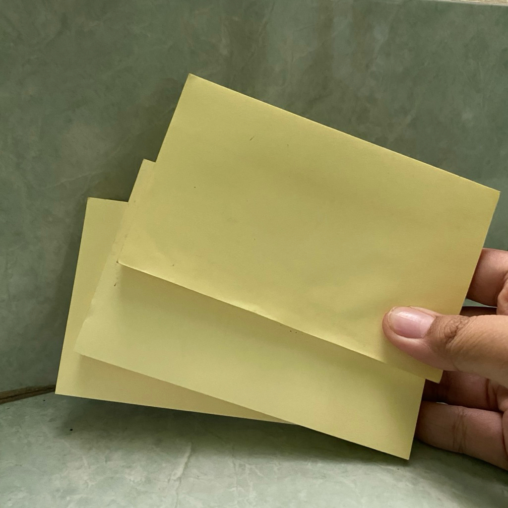 Jual Paket 3pcs Sticky Note Post It 3M 655 ukuran 73mm x 123mm iai Memo ...