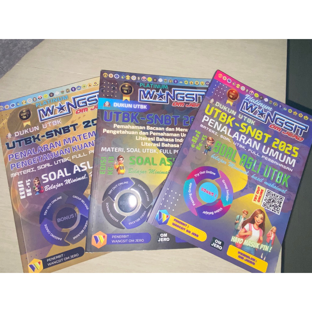 Jual WANGSIT OM JERO SNBT 2025 (3 BUKU) | Shopee Indonesia