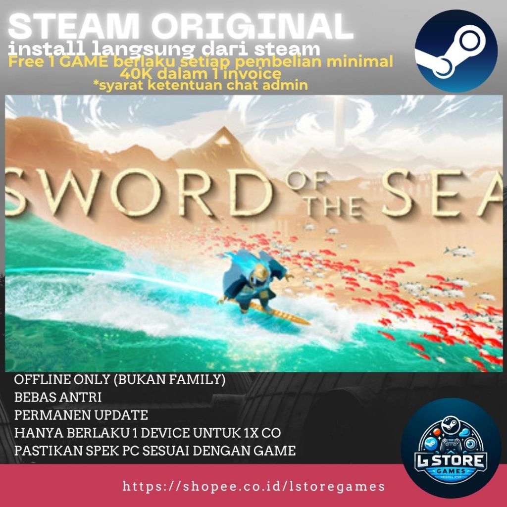 Jual Sword of the Sea Game PC Original Offline | Shopee Indonesia