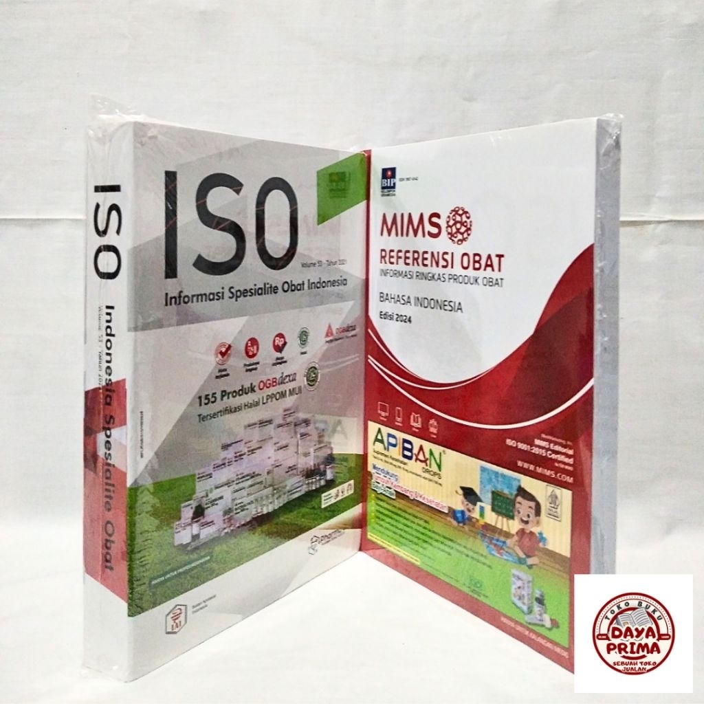 Jual PAKET 2 BUKU FARMASI ISO OBAT 2021 DAN MIMS REFERENSI 2024 ...